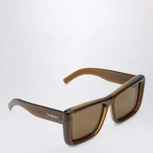 Saint Laurent Sl 900 Howl Square Sunglasses - Green