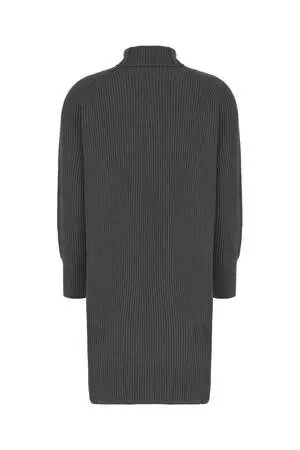Max Mara Ribbed Turtleneck Dress