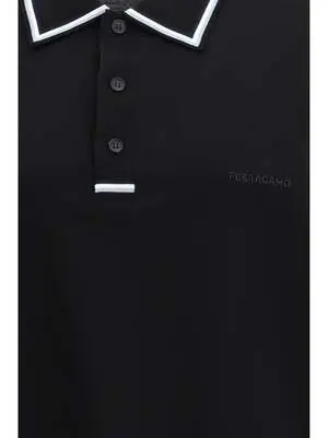 FERRAGAMO Stripe-detail Polo Shirt