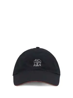 Brunello Cucinelli Cotton Baseball Cap - Blue