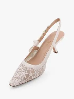 Dior J'adior Lace Slingback Pumps - Multicolor