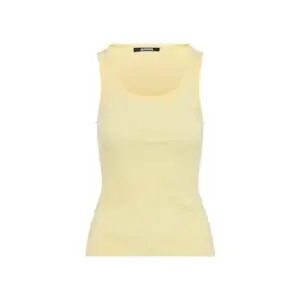 Jacquemus Le Marcel Rond Carre Ribbed Cotton Tank Top