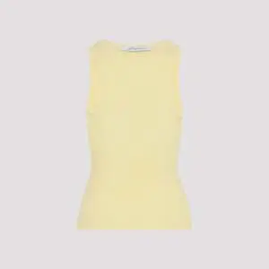 Jacquemus Le Marcel Rond Carre Ribbed Cotton Tank Top