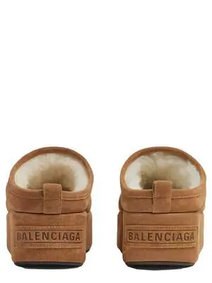 Balenciaga Embossed Calfskin Slip-on Shoes