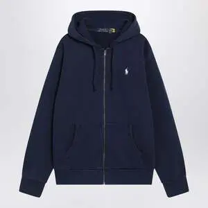 Polo Ralph Lauren Navy Cotton Zip-up Sweatshirt