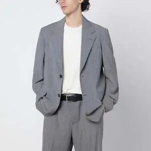 GOLDEN GOOSE Single-breasted Prince Of Wales Jacket