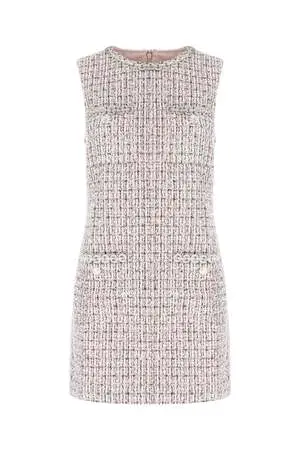 SELF-PORTRAIT Embellished Tweed Dress