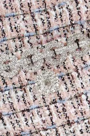 SELF-PORTRAIT Embellished Tweed Dress