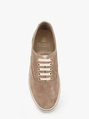 Brunello Cucinelli Suede Lace-up Sneakers - Multicolor