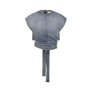 Alaïa Belted Cotton Top