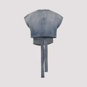 Alaïa Belted Cotton Top