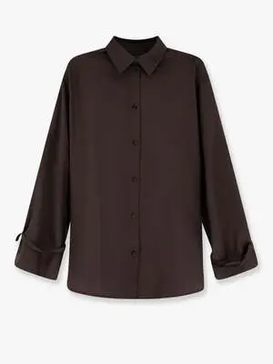 TOTEME Tie-cuff Wool Shirt