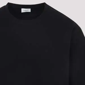 Saint Laurent Cotton T-shirt - Black