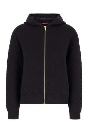 Max Mara Quilted Zip-up Hoodie