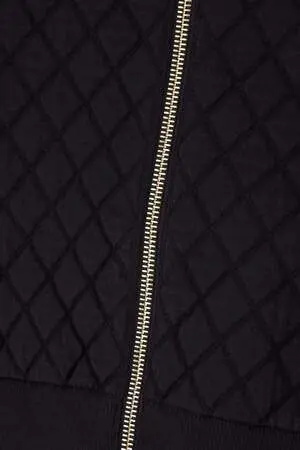 Max Mara Quilted Zip-up Hoodie