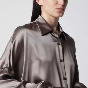 Dries Van Noten Silk Shirt - Gray
