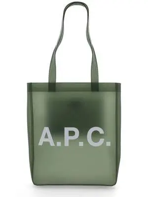 A.p.c. Lou Tote Bag - Green