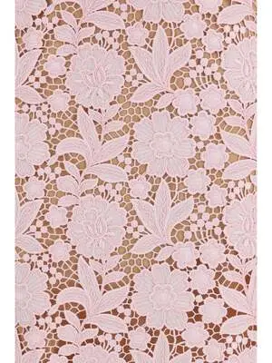 SELF-PORTRAIT Lace Midi Skirt - Pink