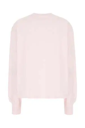GANNI Long Sleeve Sweatshirt With Cherry Graphic