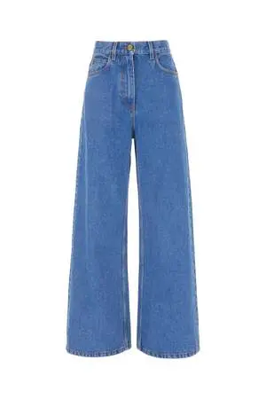 Etro Wide Leg Denim Jeans - Multicolor