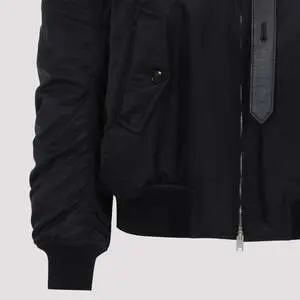 Bottega Veneta Intrecciato Nylon Bomber Jacket