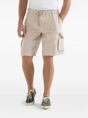Brunello Cucinelli Linen Cargo Shorts - Multicolor