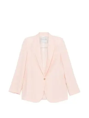 FORTE_FORTE FORTE FORTE Linen Single-Breasted Jacket Multicolor