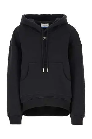 Off-White Hooded Sweatshirt With Logo