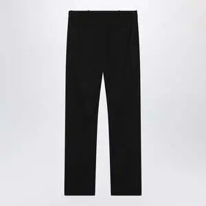 Balenciaga Slim Tailored Trousers In Stretch Wool Twill - Black