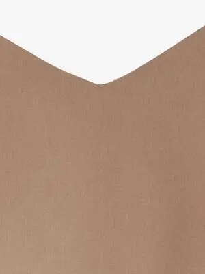 Max Mara Silk V-neck Sleeveless Top