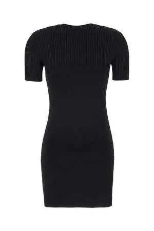 Gucci Ribbed Knit Dress With Pocket Detail