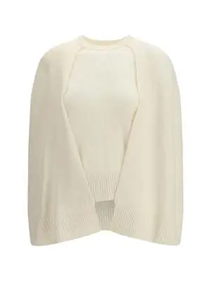 TOTEME Toteme Cashmere Poncho Sweater Multicolor