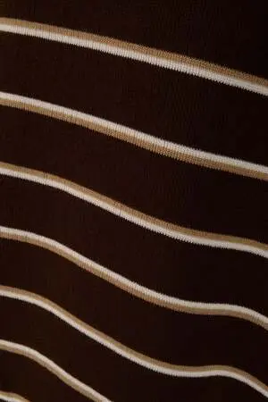Miu Miu Striped Knitwear Polo - Multicolor