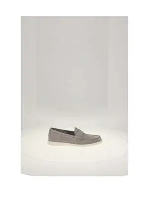 Dior DIOR HOMME GRANVILLE SUEDE LOAFERS Gray