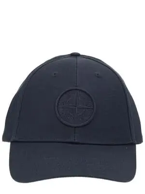 Stone Island STONE ISLAND Baseball Cap With Logo Blue