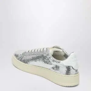 AUTRY Dallas Sequin Lace-up Sneakers - Gray