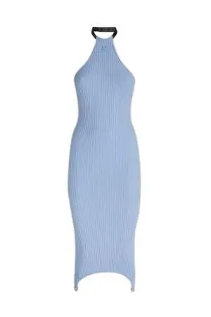 COURREGES Ribbed Halter Dress