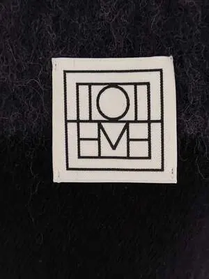 TOTEME Wool And Alpaca Scarf - Black
