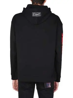 Raf Simons Synchronicity Hooded Sweatshirt - Black