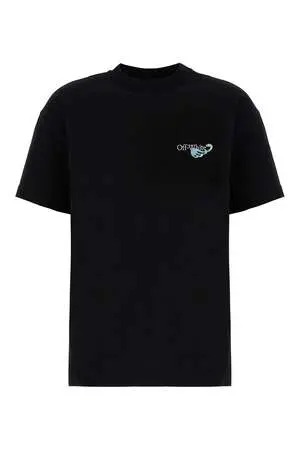Off-White Diag” Print Cotton T-shirt - Multicolor