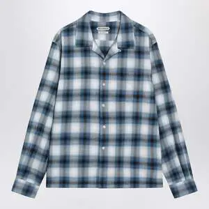 JW Anderson Gradient Check Shirt - Blue