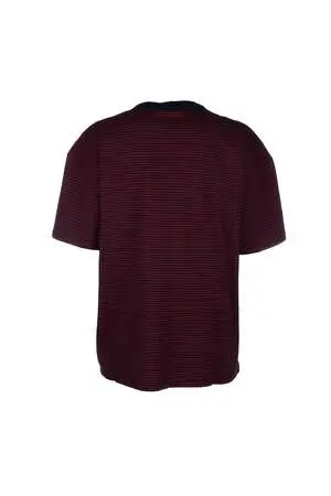 Prada Striped T-shirt With Pocket Detail