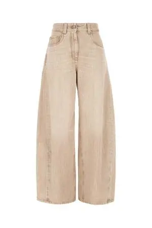 Brunello Cucinelli Wide Leg Jeans