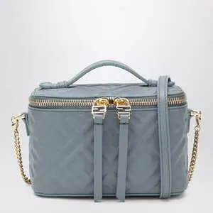 Fendi Light Nappa Leather Vanity Bag With Embossed Ff Motif