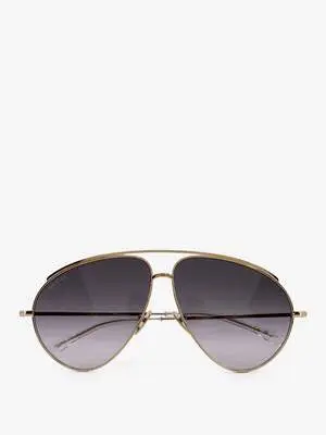 Gucci Metal Frame Aviator Sunglasses - Multicolor