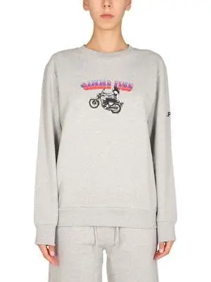 A.p.c. Mika Sweatshirt With Graphic Detail - Gray