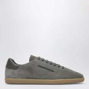 Zegna Grey Suede Sneakers - Gray