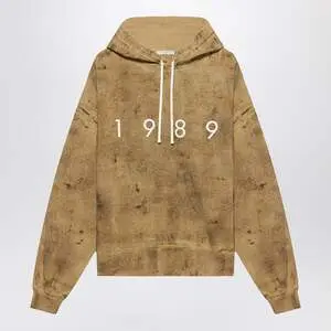 1989 STUDIO Camouflage Logo Hoodie - Cream