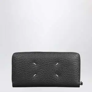 MAISON MARGIELA Four Stitches Zip-around Wallet - Black
