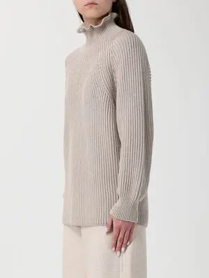 Max Mara Ribbed High Neck Sweater
